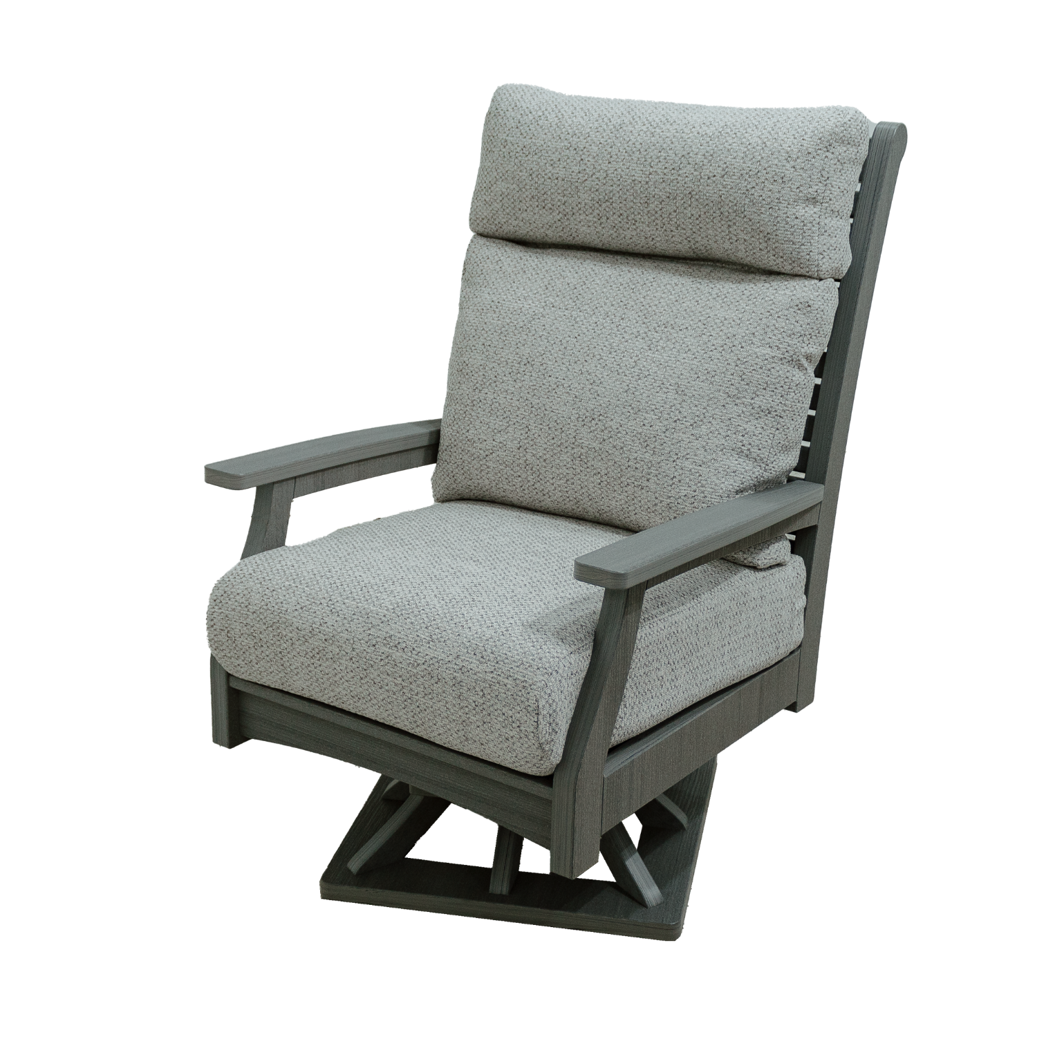 Classic Terrace Tropicana High Back Swivel Rocker | Mountain Top Furniture